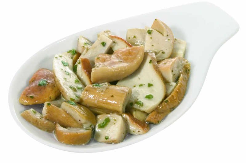 Sliced And Chopped Sautéed Porcini Mushroom "Farci Pizza" | Demetra srl
