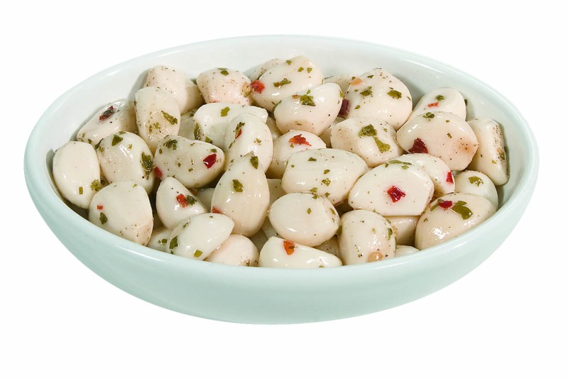 Ajo Dulce Marinado en Aceite de Girasol | Demetra srl